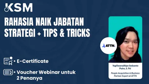 Rahasia Naik Jabatan - Strategi + Tips & Tricks