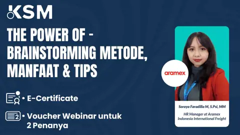 The Power of – Brainstorming (Metode, Manfaat & Tips)