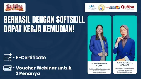 Berhasil dengan Softskill, Dapat Kerja Kemudian!