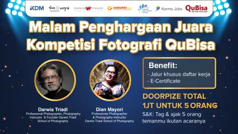Malam Penghargaan Juara Kompetisi Fotografi QuBisa